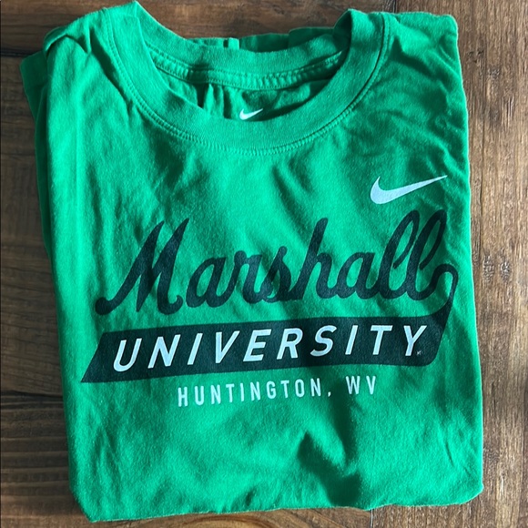 Nike | Tops | Nike Green Marshall University Tee | Poshmark
